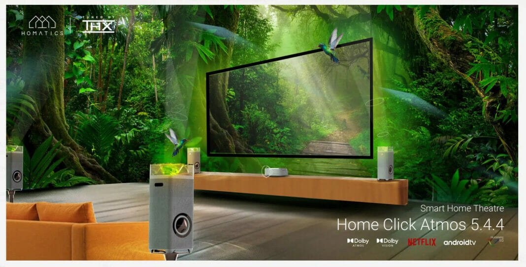 THX präsentiert das Home Click Atmos 5.4.4 Wireless-Lautsprechersystem ...