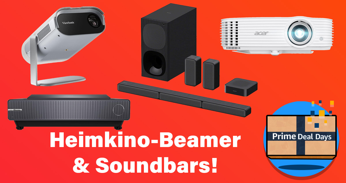 Reduzierte Soundbars und Heimkino-Beamer mit bis zu 50 Prozent Rabatt ...