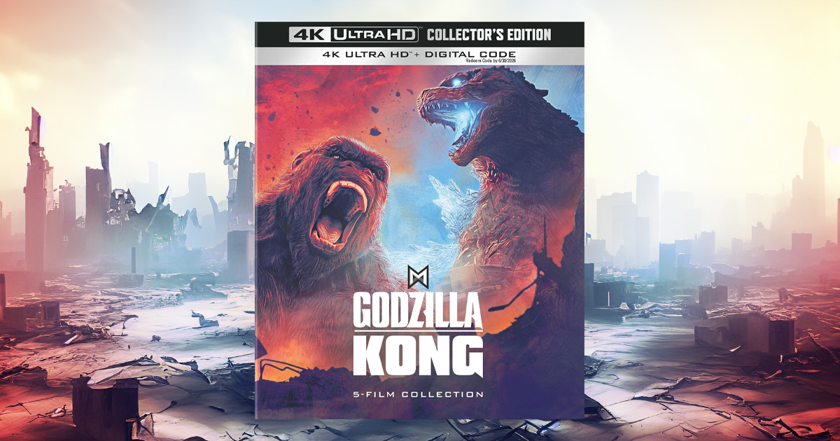Limitierte "Godzilla Kong Monsterverse" 5-Film-Collection auf 4K Blu ...