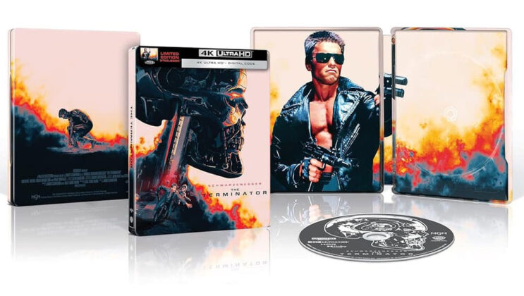 Hier kannst du das limitierte "TERMINATOR" (1984) 4K Blu-ray Steelbook ...