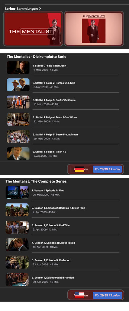 Die 30 beliebtesten Serien / Staffeln auf Apple TV - 4K Filme