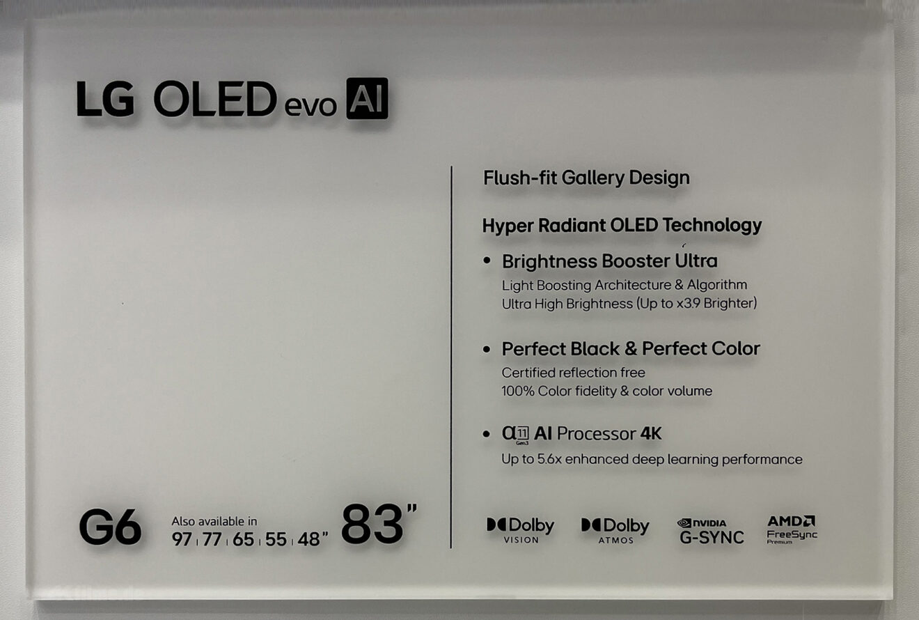 Geleakte Infos und Bilder der LG OLED TVs 2026: C6, G6 Gallery und W6 ...